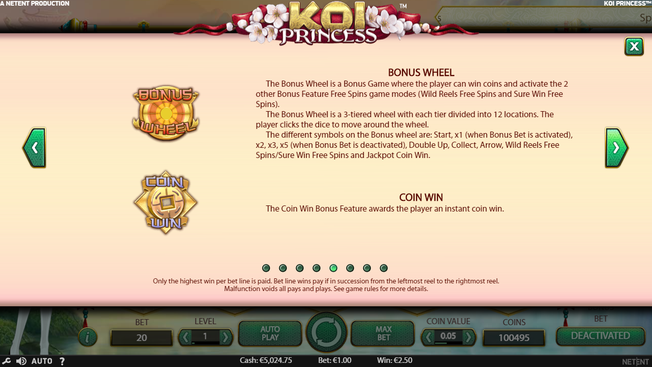 Koi Princess Slot Review and Demo Game - Holy Moly Slots